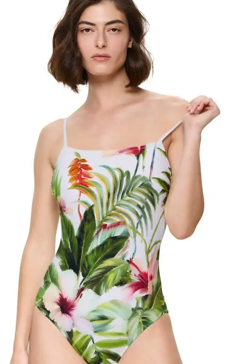 GOTTEX Paradise Beauty Scoop Neck One Piece Swimsuit
