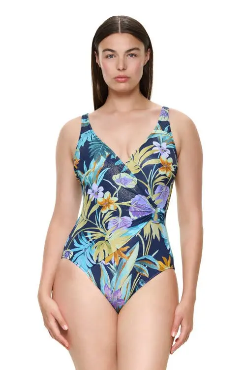 GOTTEX Paradise Beauty Surplice One Piece Swimsuit