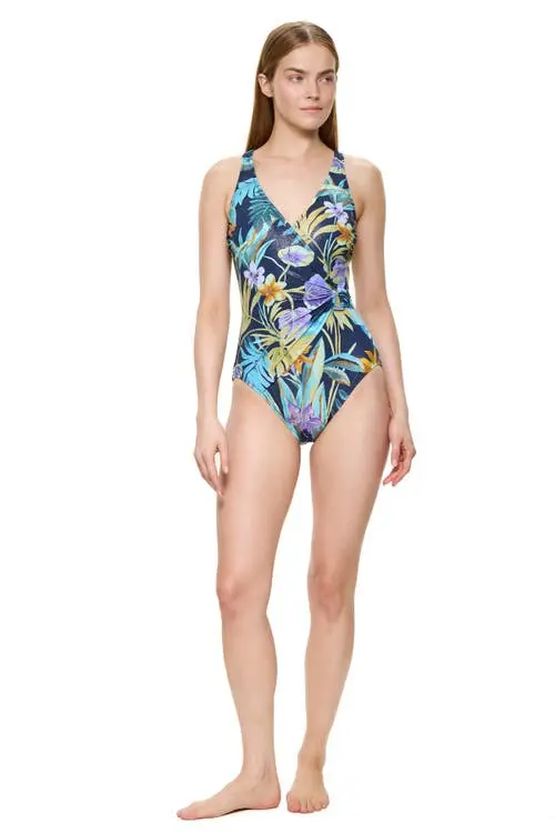 GOTTEX Paradise Beauty Surplice One Piece Swimsuit