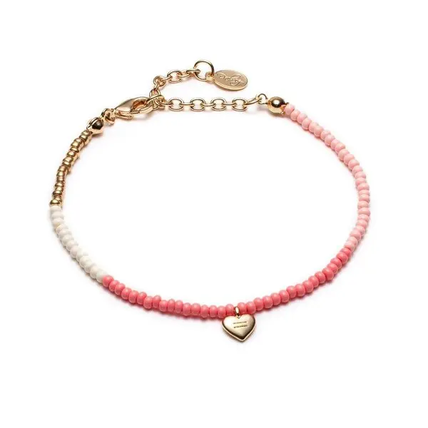 WITH LOVE DARLING Equality Heart Beaded Bracelet