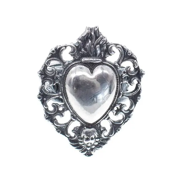 GEM KINGDOM Sacred Heart Ring