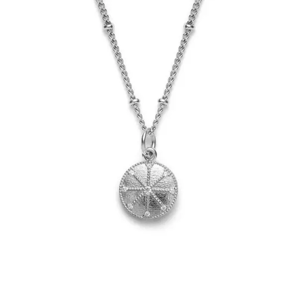 WITH LOVE DARLING Energy Necklace - Silver