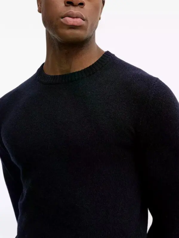 Lindbergh Ribbed-knit Crew-neck Sweater