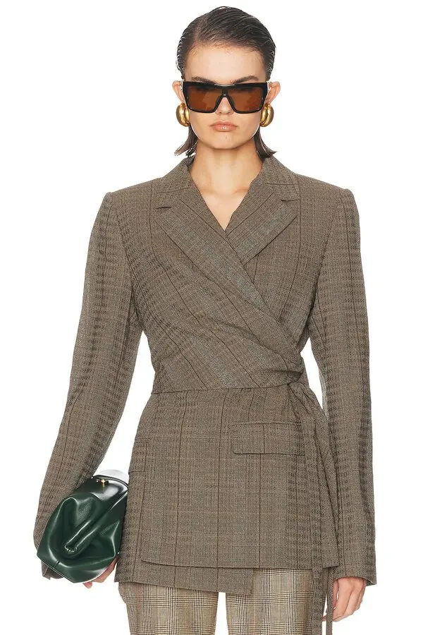 Dries Van Noten Beline Jacket In Grey