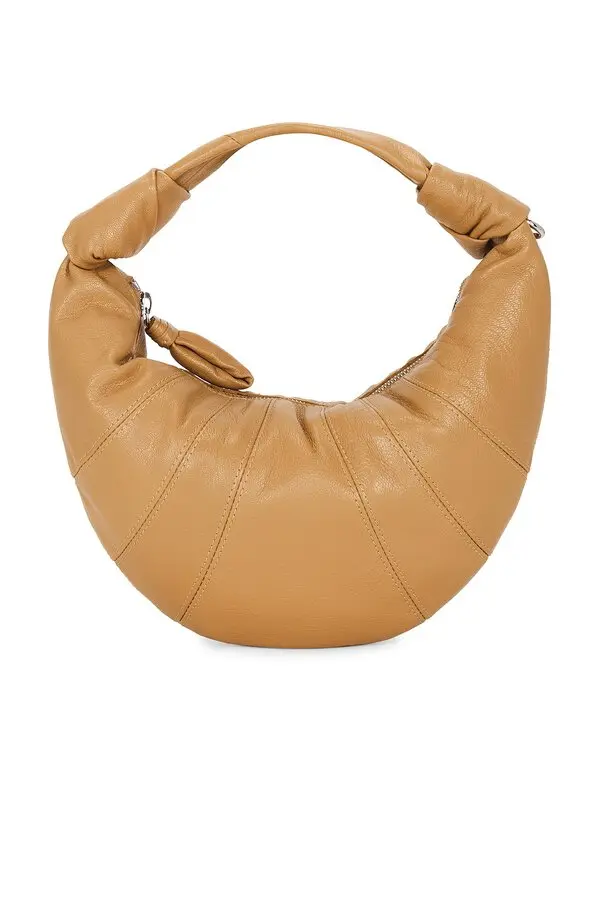 LEMAIRE Mini Fortune Croissant Bag In Tan - Butternut