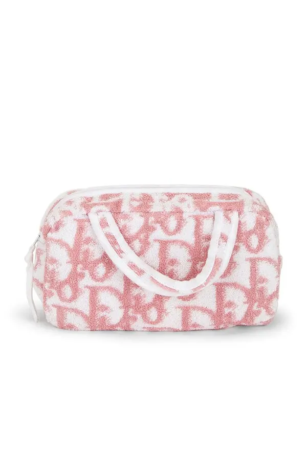 Dior Oblique Terry Boston Bag - Pink