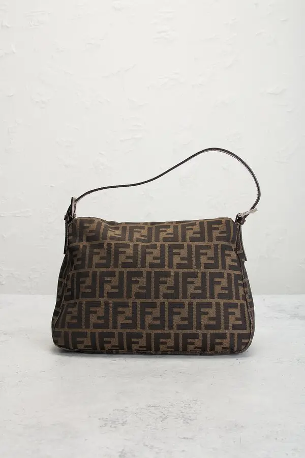 Fendi Zucca Mama Forever Baguette Shoulder Bag