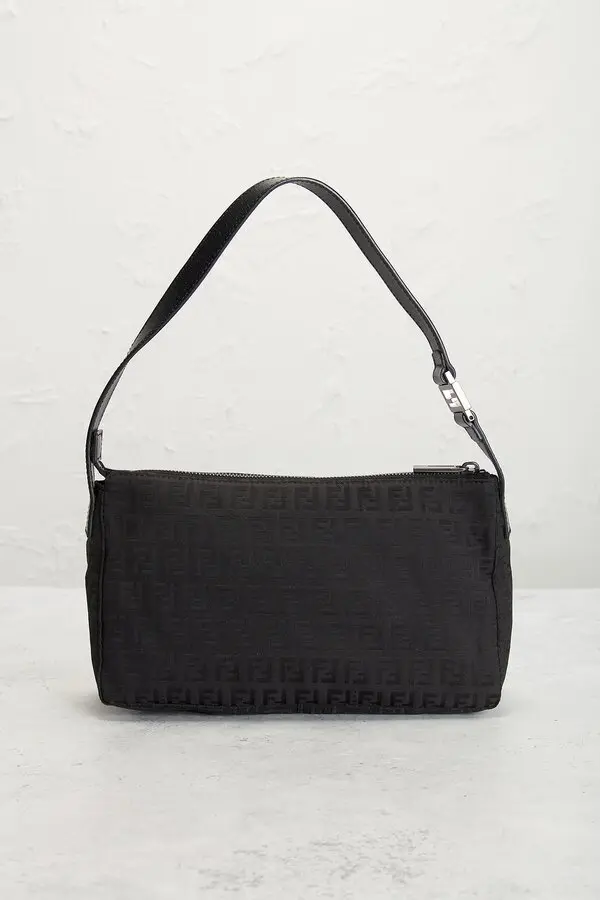 Fendi Zucchino Pochette Shoulder Bag