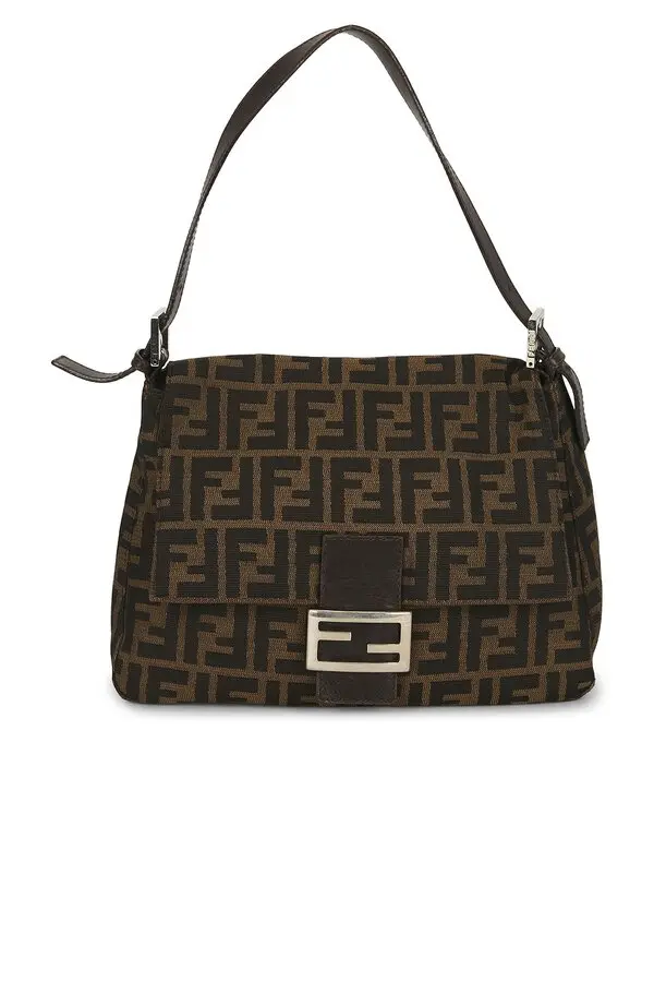 Fendi Zucca Mama Baguette Shoulder Bag
