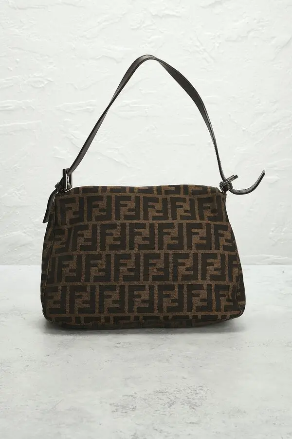 Fendi Zucca Mama Baguette Shoulder Bag