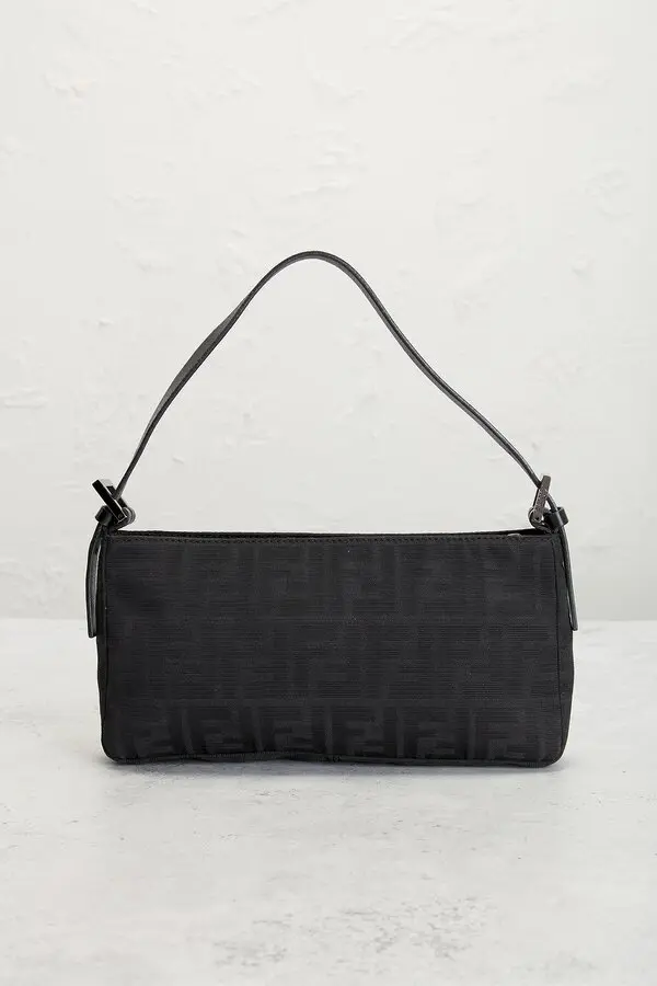 Fendi Zucca Pochette Shoulder Bag