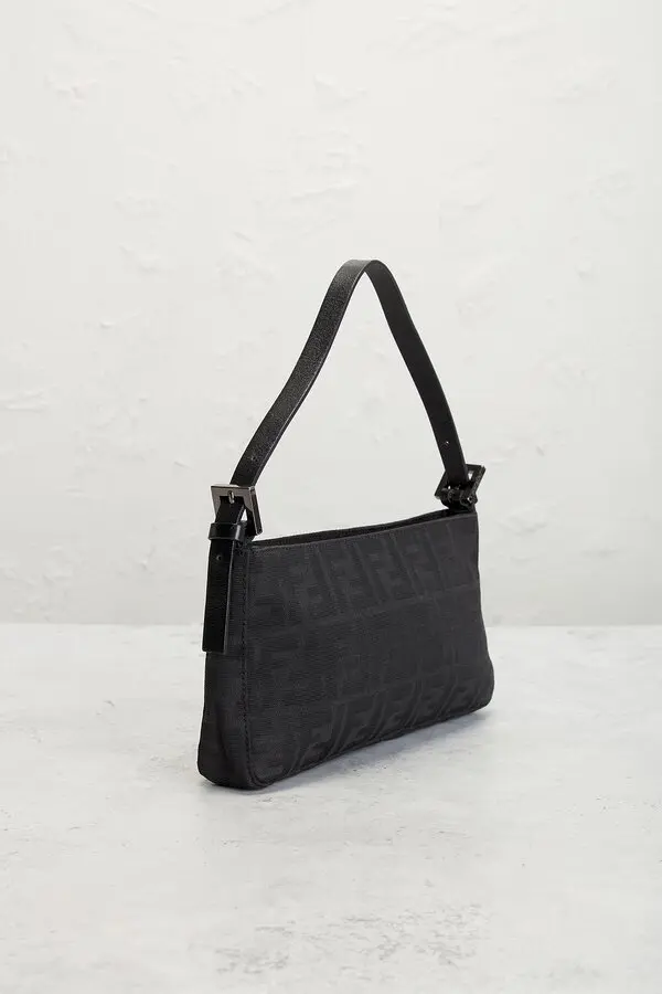 Fendi Zucca Pochette Shoulder Bag