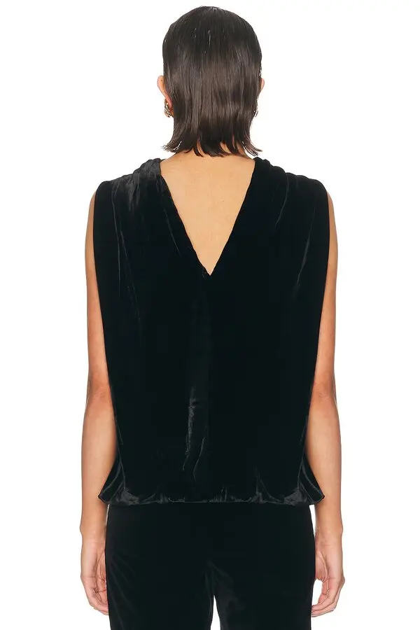 Simkhai Velvet Scarlette Cape Top