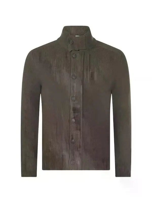 GRAN SASSO Ribbed-knit Button-up Cardigan