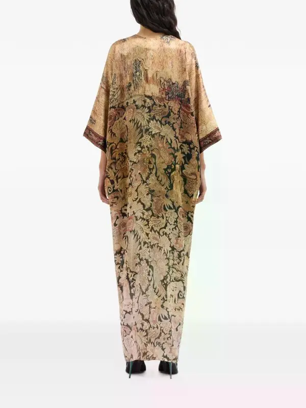 PIERRE-LOUIS MASCIA Tapestry-print Silk Maxi Dress