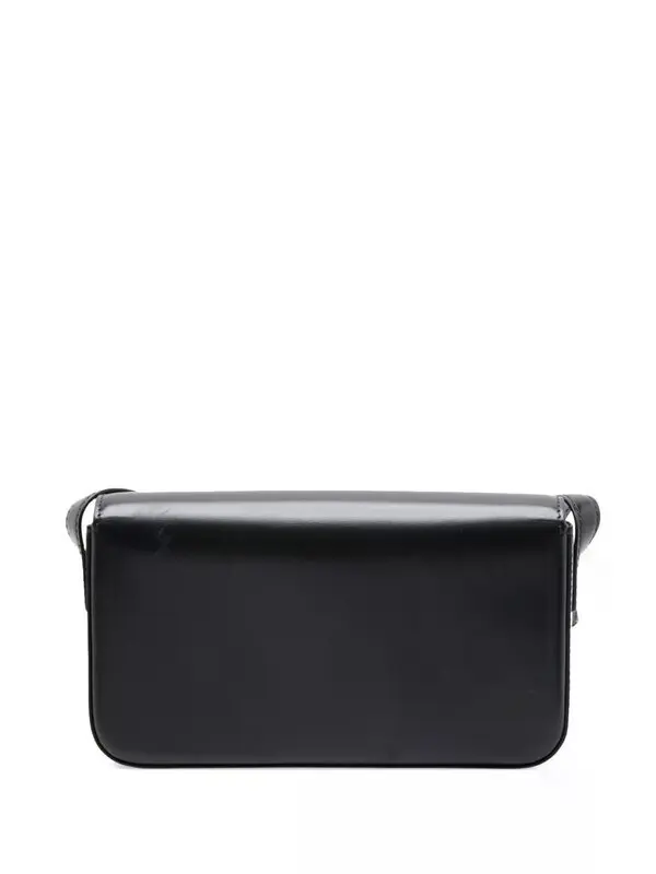 Celine 2000-2026 Shiny Calfskin Triomphe Claude Shoulder Bag