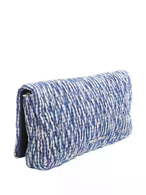 Miu Miu 2010-2026 Matelasse Vichy Crystal Bag Shoulder Bag