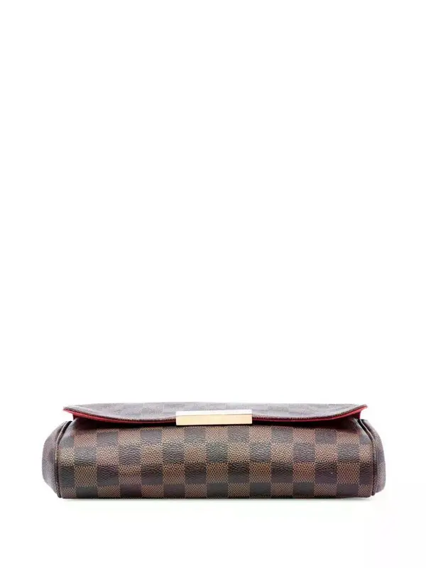 LOUIS VUITTON 2015 Damier Ebene Favorite Mm Satchel