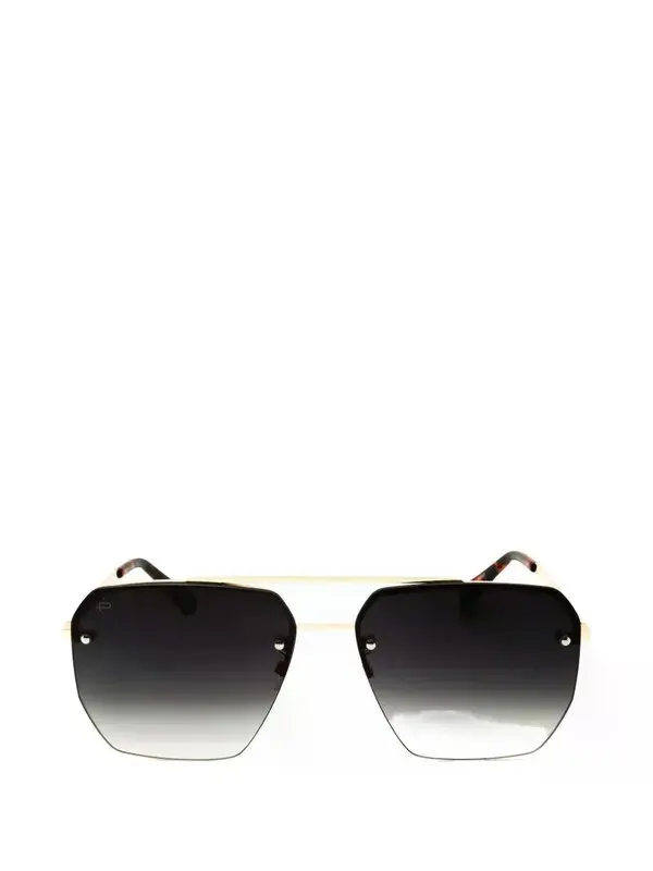 PRIVE REVAUX Off Guard/s Rectangle-frame Sunglasses