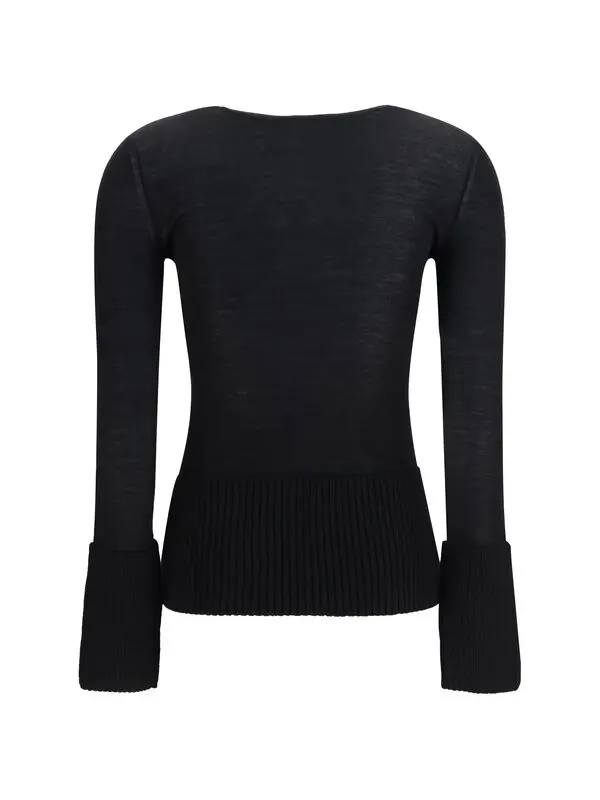 Alaïa Merino Wool Crewneck Top
