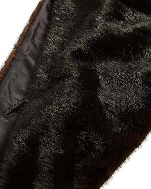 Veronica Beard Faux Fur Triangle Scarf
