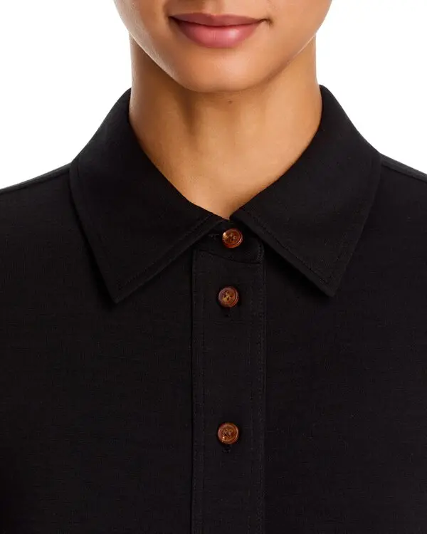 Lafayette 148 New York Slim Fit Button Down Top