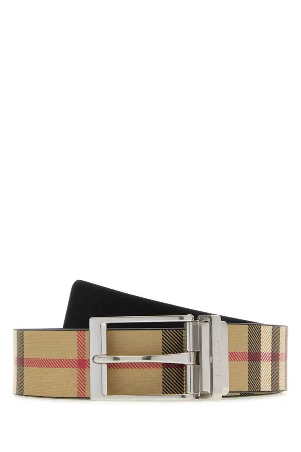 Burberry Reversible Check Canvas Belt