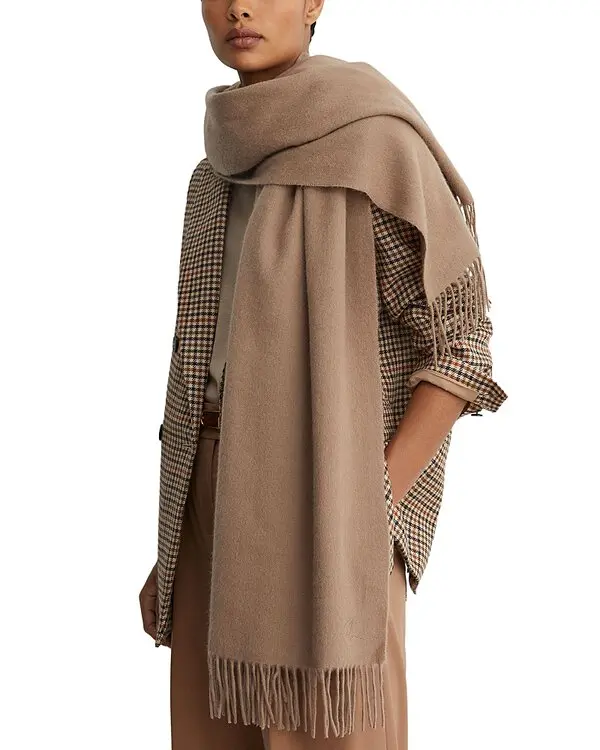 REISS Picton Wool & Cashmere Scarf
