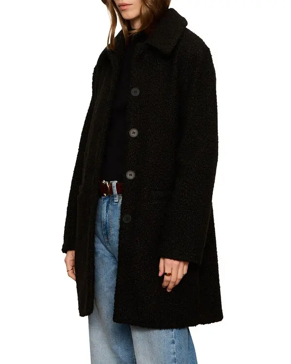 Sanctuary Upside Spread Collar Faux Fur Cozy Jacket