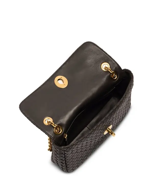 Bottega Veneta Madison Intrecciato Leather Shoulder Bag - Tea/moro