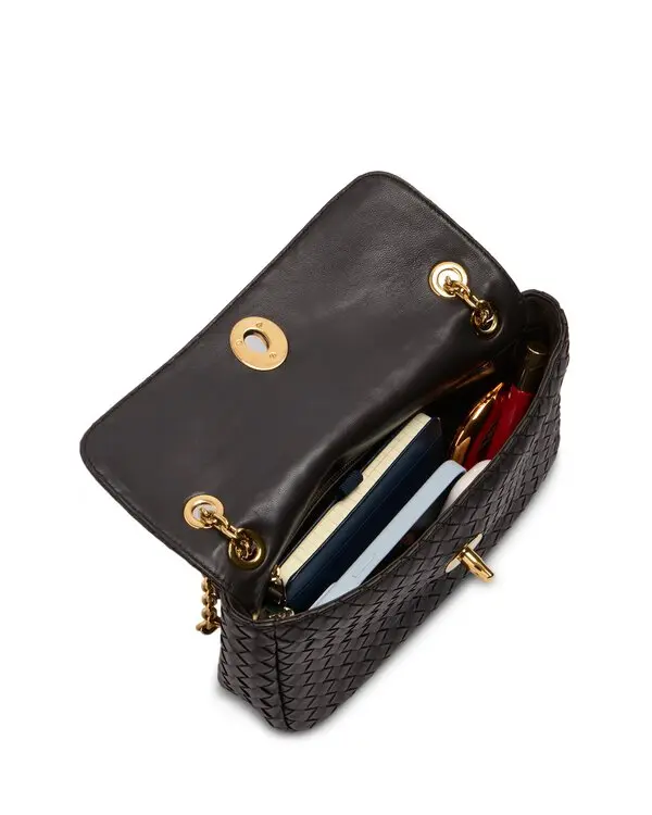 Bottega Veneta Madison Intrecciato Leather Shoulder Bag - Tea/moro
