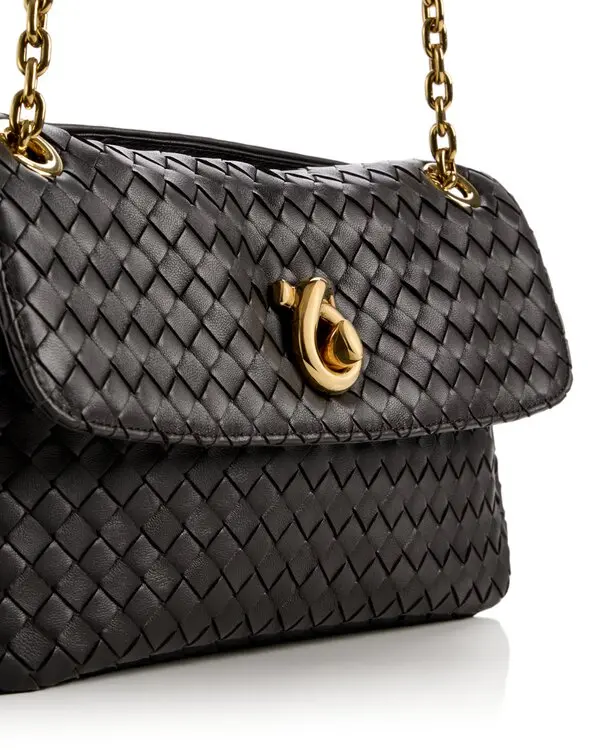 Bottega Veneta Madison Intrecciato Leather Shoulder Bag - Tea/moro