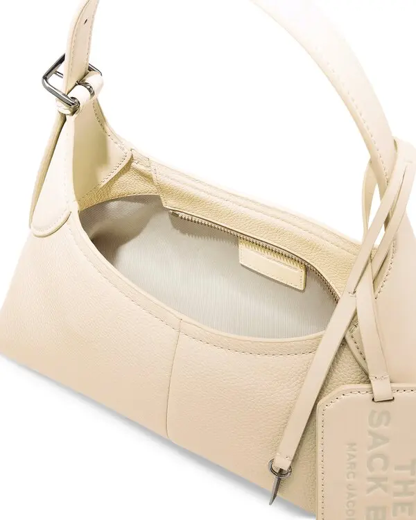 Marc Jacobs The Small Belted Sac Leather Shoulder Bag - Cloud White