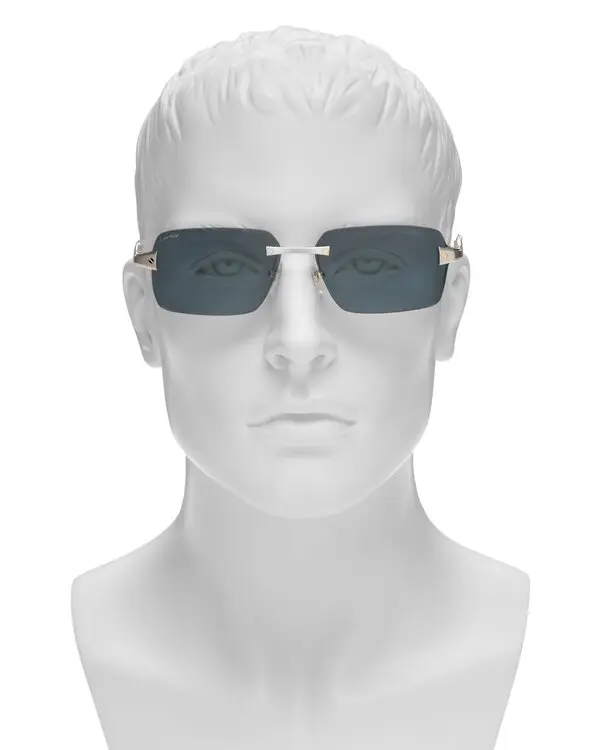 Cartier Rectangular Sunglasses, 40mm
