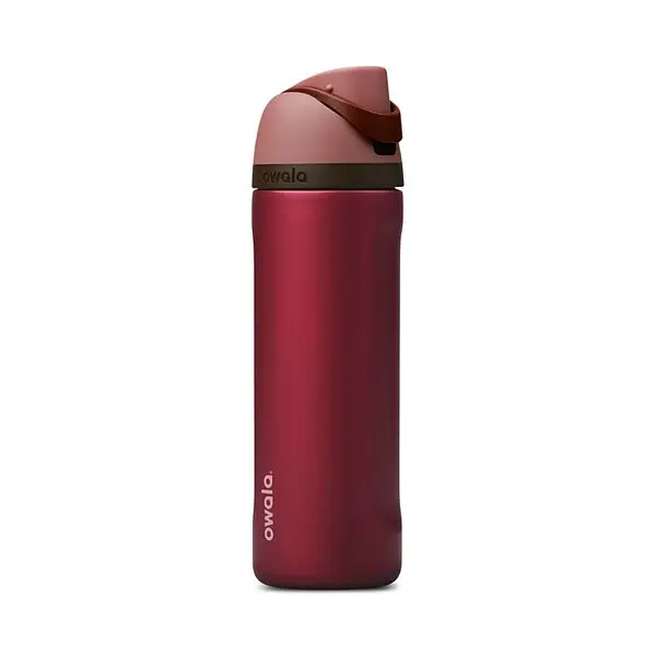 OWALA Freesip Poinsettia Stainless Steel Bottle, 24 Oz