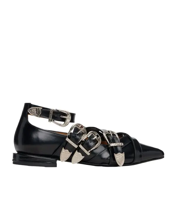 Toga Criss-cross Strap Ballet Flats