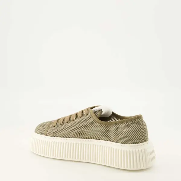 Miu Miu Mesh Platform Sneakers