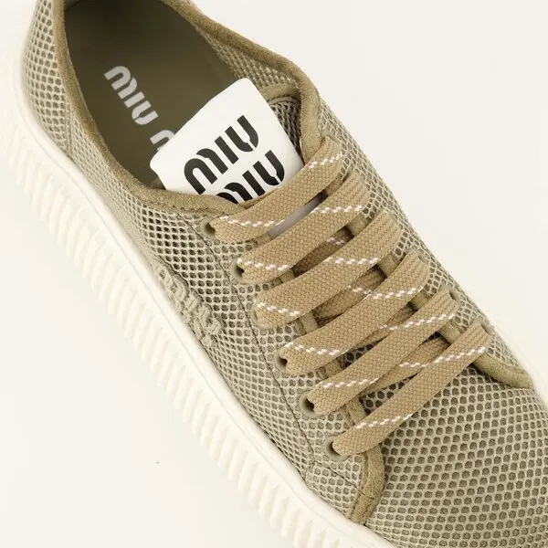 Miu Miu Mesh Platform Sneakers