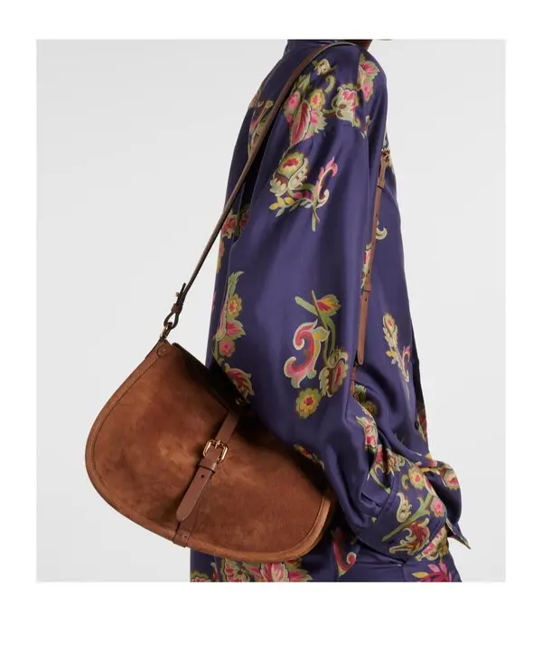 Etro Small Suede Tote Bag