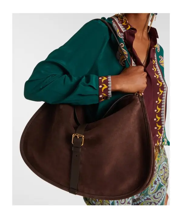 Etro Pony Small Suede Tote Bag