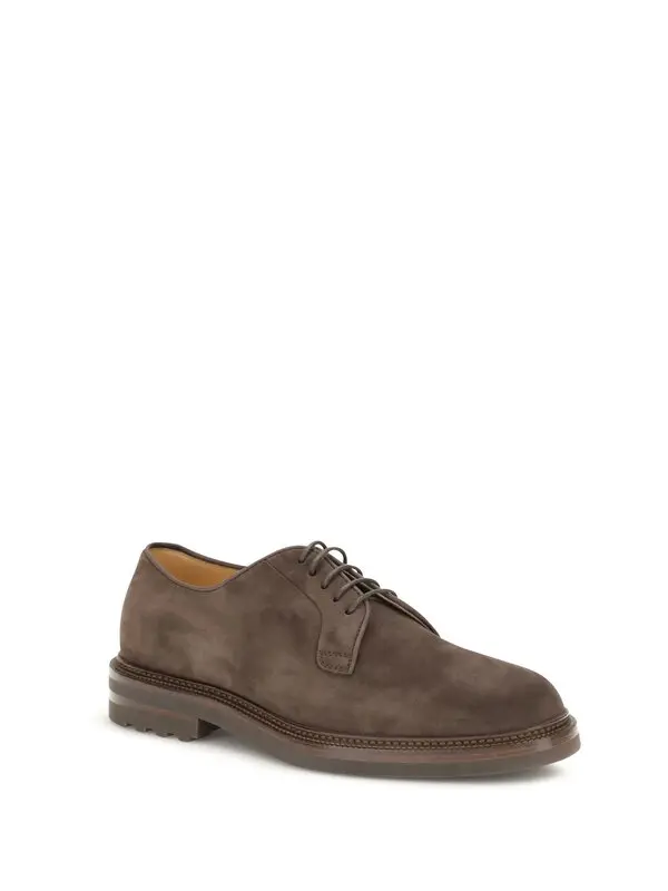 Brunello Cucinelli Suede Lace-up Shoes