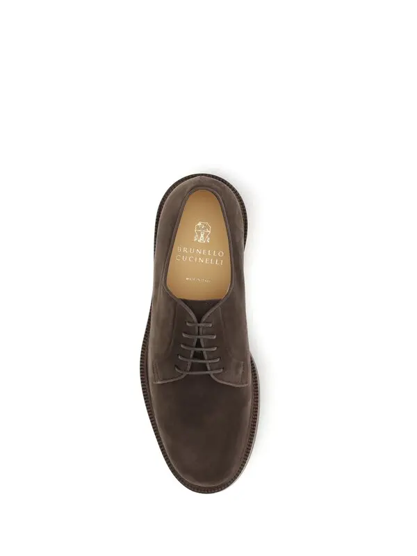 Brunello Cucinelli Suede Lace-up Shoes