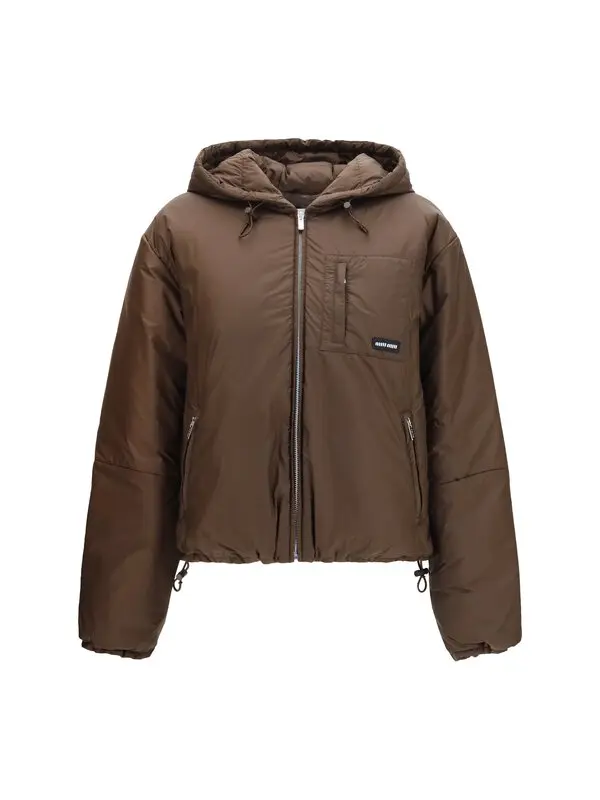 Miu Miu Short Ripstop Down Jacket