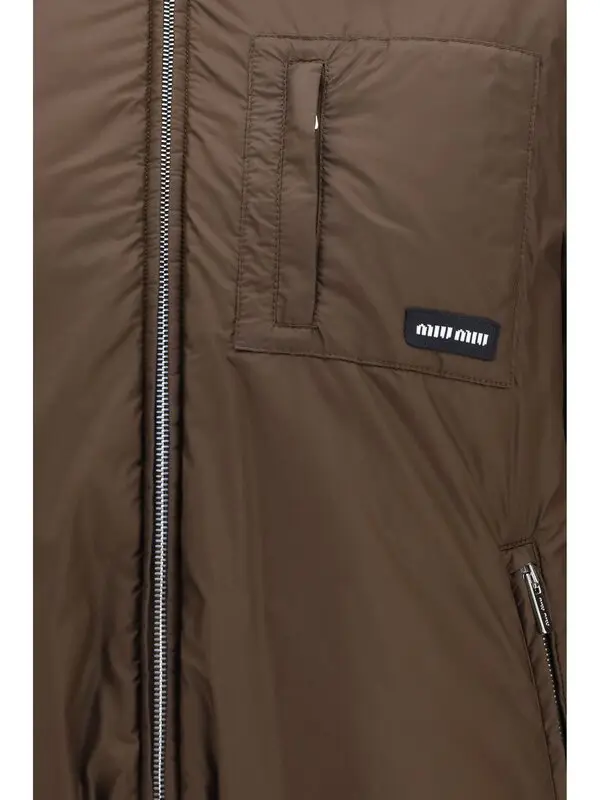 Miu Miu Short Ripstop Down Jacket