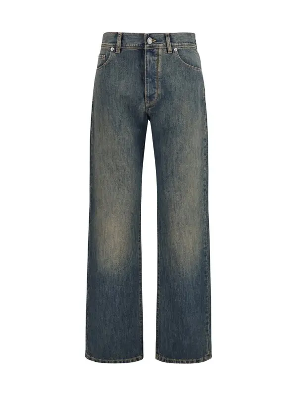 Fendi Long Jeans - Blue