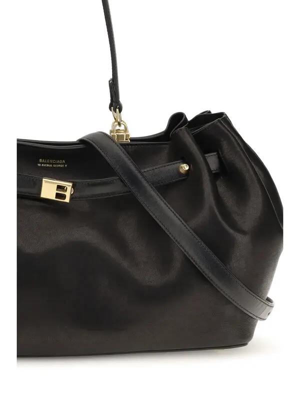 Balenciaga Medium Bel Air Tote Shoulder Bag - Black