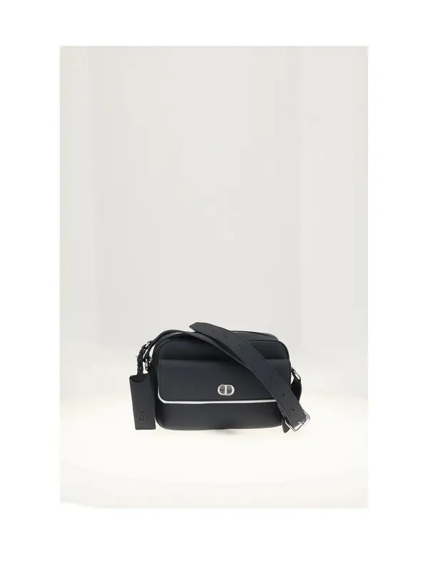 Dior Top Zip Messanger Cd Icon - Blue