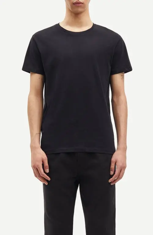 Samsøe Samsøe Kronos Organic Cotton T-shirt - Black