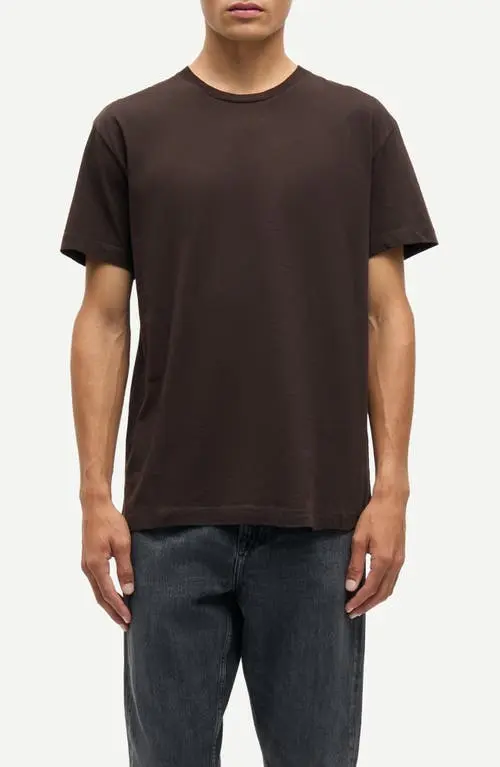 Samsøe Samsøe Kronos Organic Cotton T-shirt - Mole