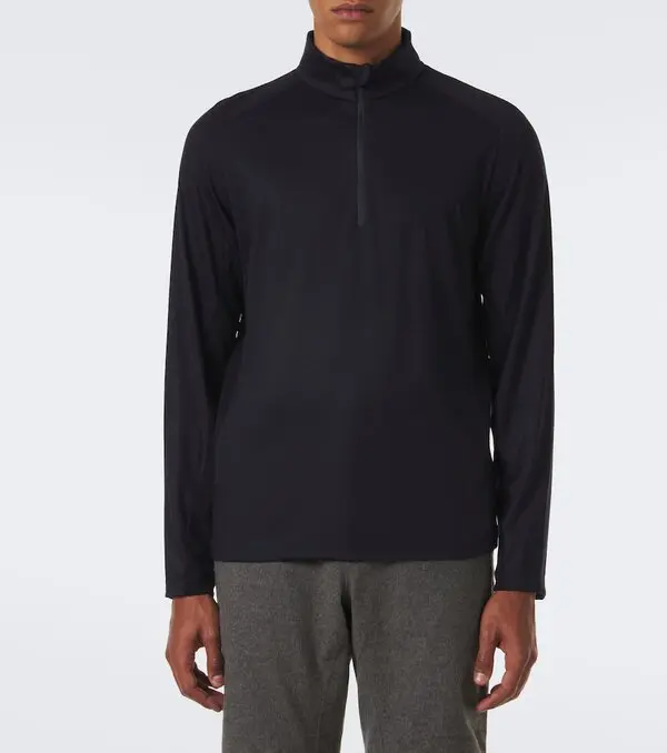 Sease Runner Virgin Wool Jersey Ski Top
